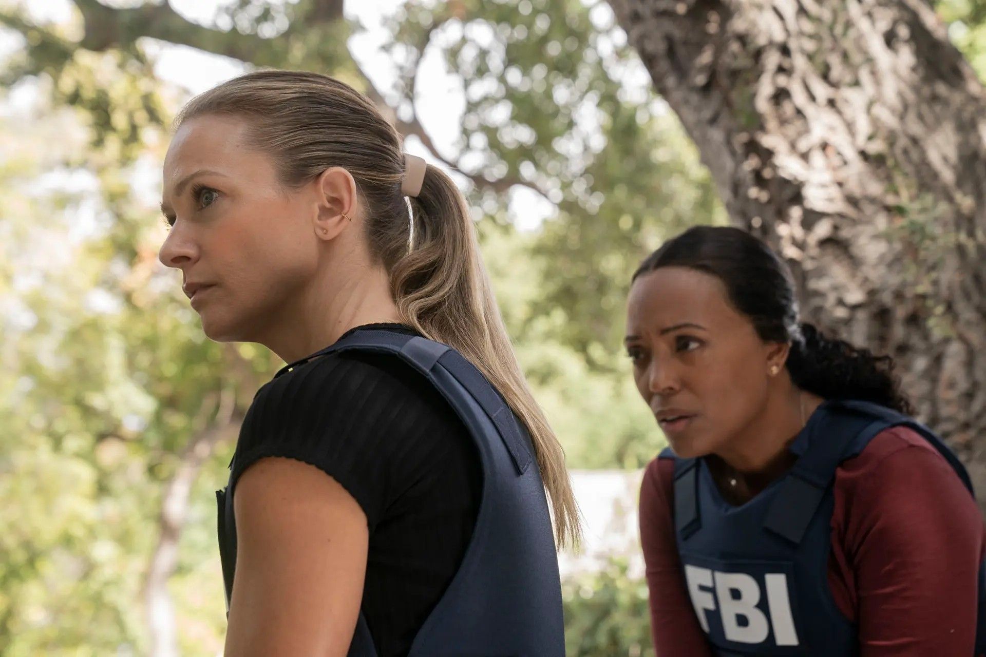 Garcia Interrogates A Suspect In New Criminal Minds: Evolution Images