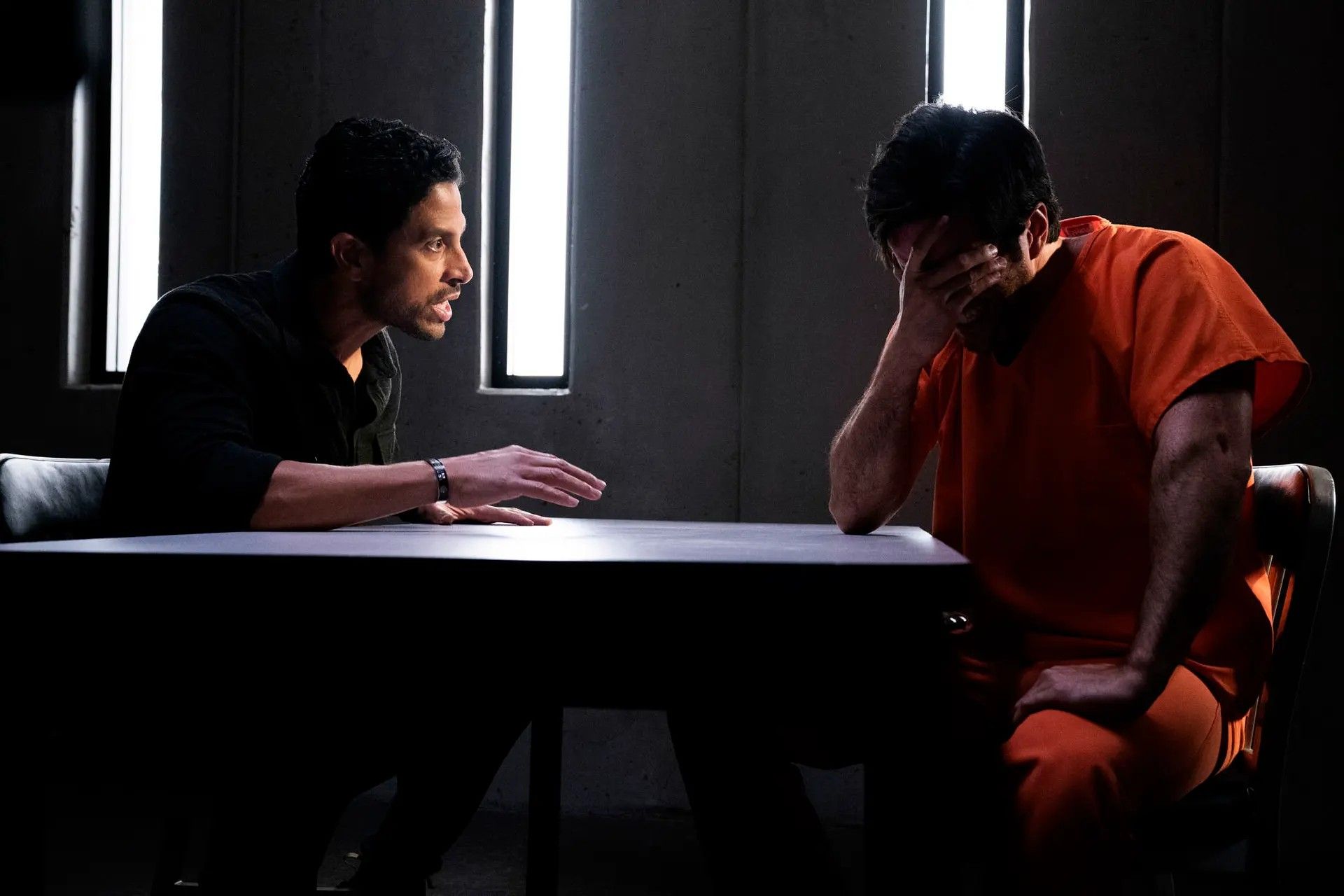 Garcia Interrogates A Suspect In New Criminal Minds: Evolution Images