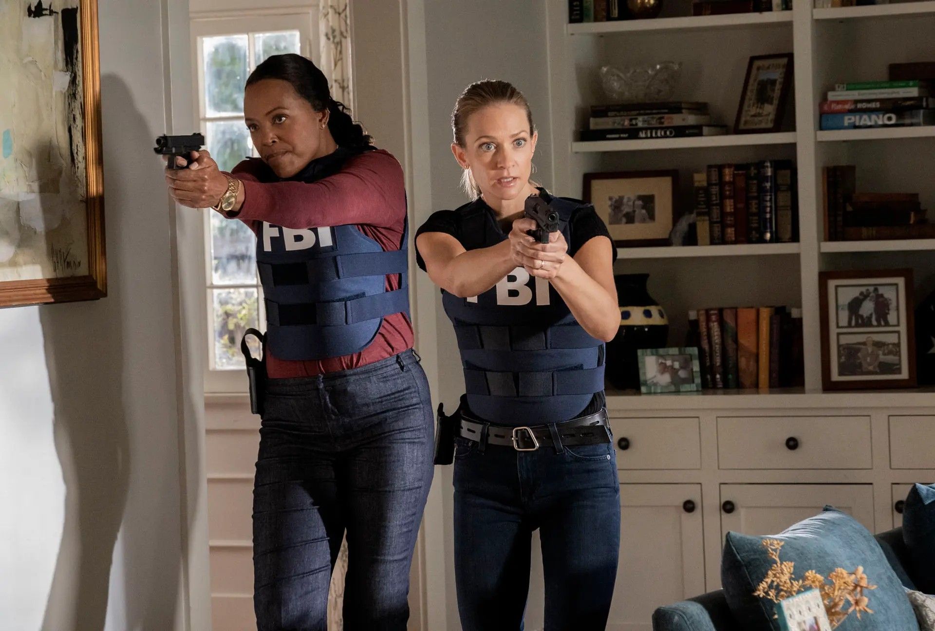 Garcia Interrogates A Suspect In New Criminal Minds: Evolution Images