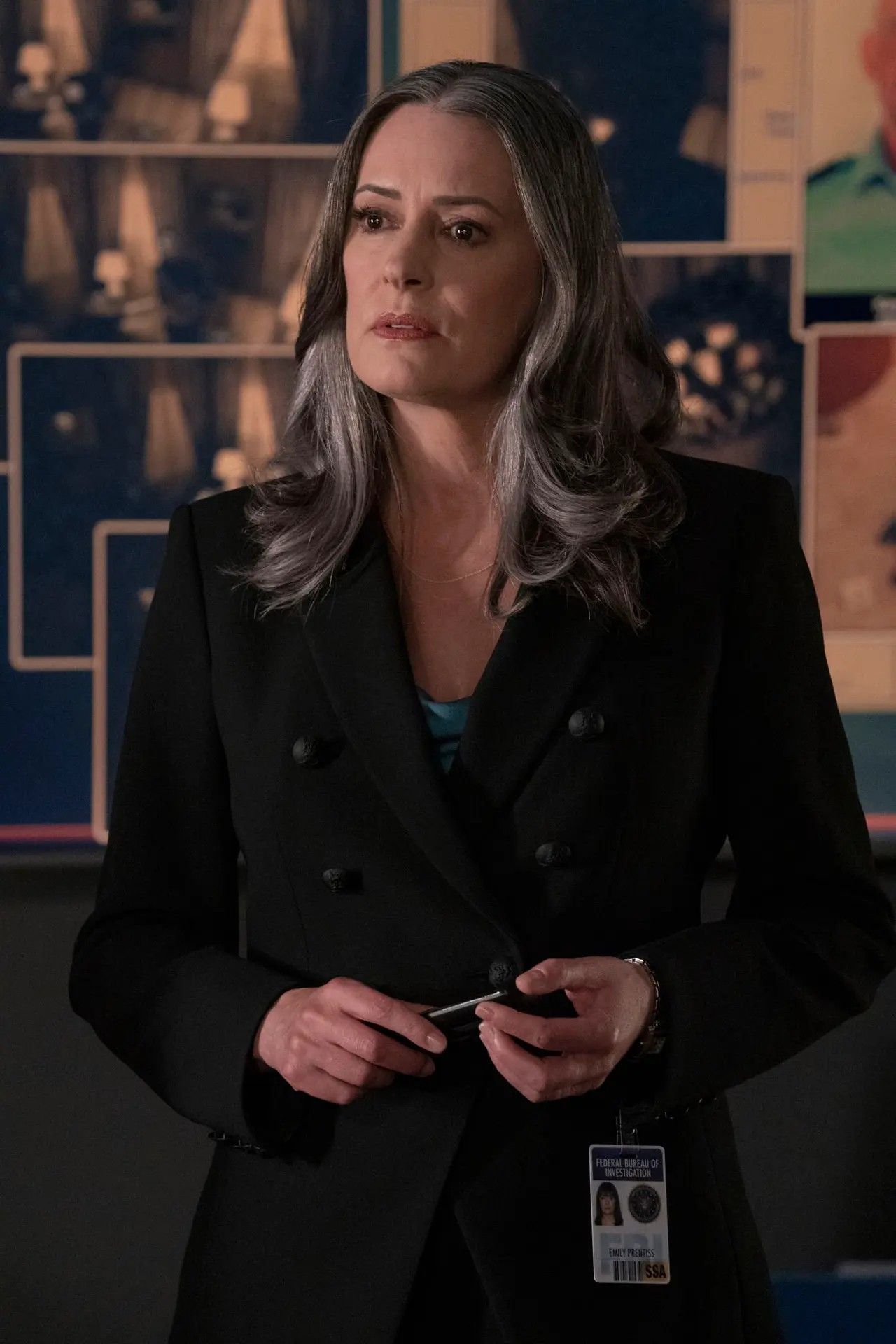 Garcia Interrogates A Suspect In New Criminal Minds: Evolution Images