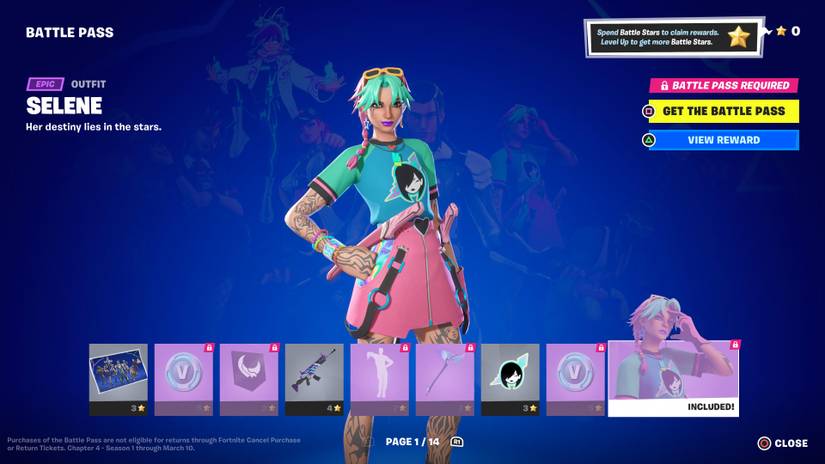 Fortnite Chapter 4 Season 1 Battle Pass Guide (Stars, Tiers, & Rewards)