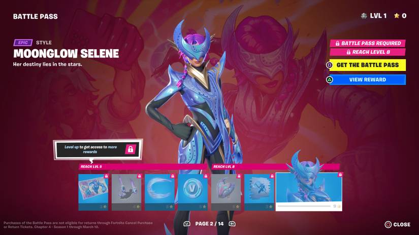 Fortnite Chapter 4 Season 1 Battle Pass Guide (Stars, Tiers, & Rewards)