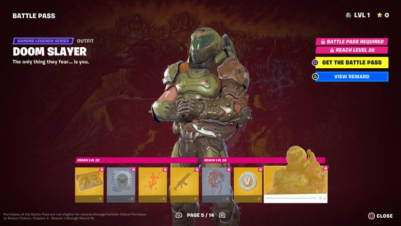 Fortnite Chapter 4 Season 1 Battle Pass Guide (Stars, Tiers, & Rewards)