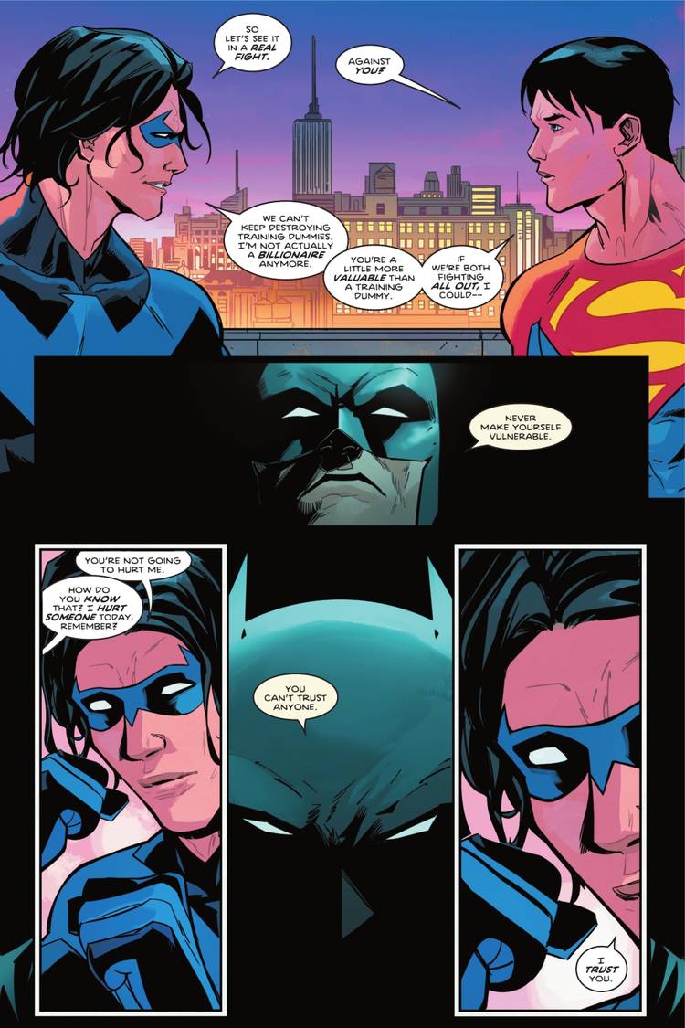 Nightwing Defies Batman to Become The New Superman's Perfect Mentor