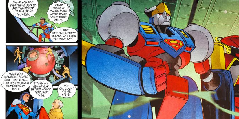 Superman's Color-Scheme Redesign Makes His Powerful New Form Official