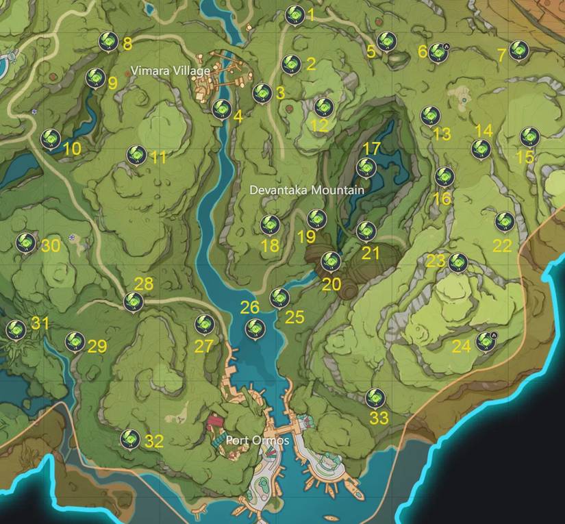 All Dendroculus Locations in Genshin Impact (Sumeru)