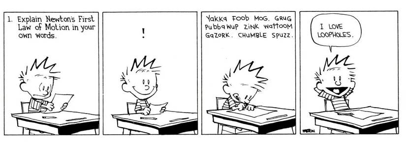 10 Funniest Calvin And Hobbes Strips About School