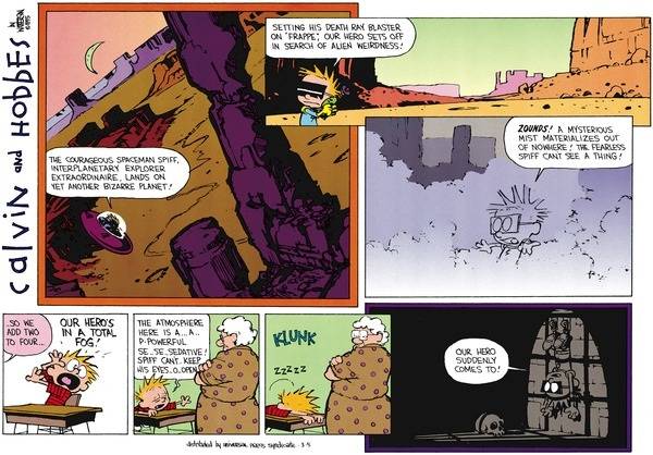 Calvin And Hobbes: 10 Funniest Spaceman Spiff Strips