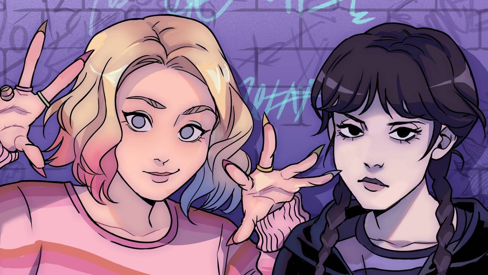 Wednesday & Enid’s Relationship Perfectly Captured In Gorgeous Fan Art