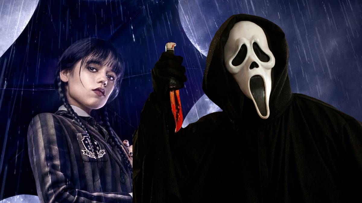 Jenna Ortega's Wednesday & Ghostface Face Off in Scream 6 Fan Art