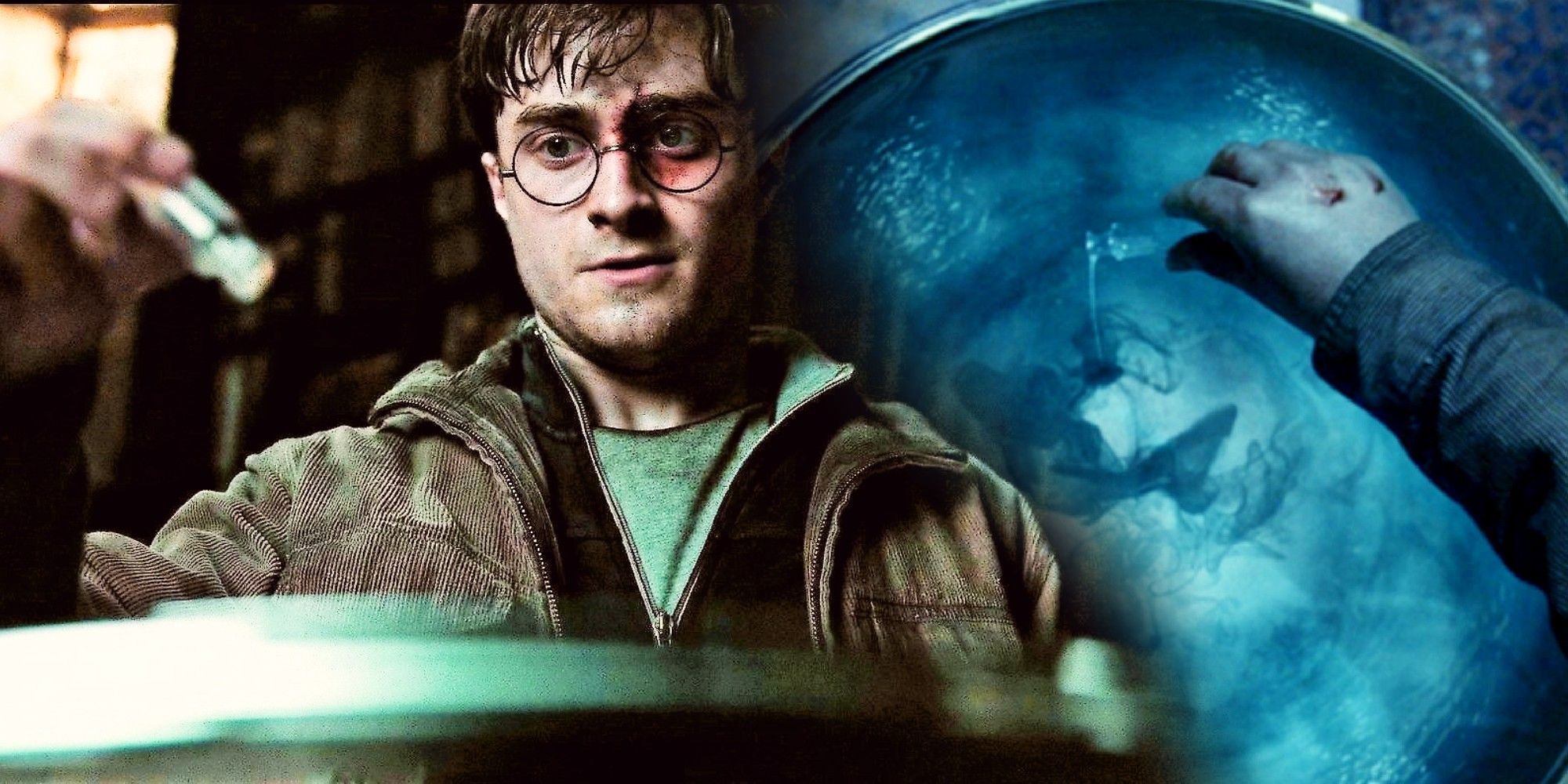 Harry Potter Pensieve Snape Reaction
