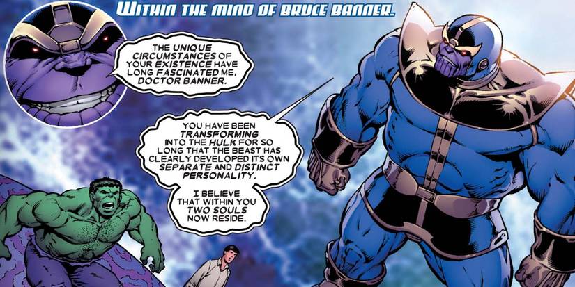 Thanos Has a Shocking Explanation for Hulk's Transformation Power