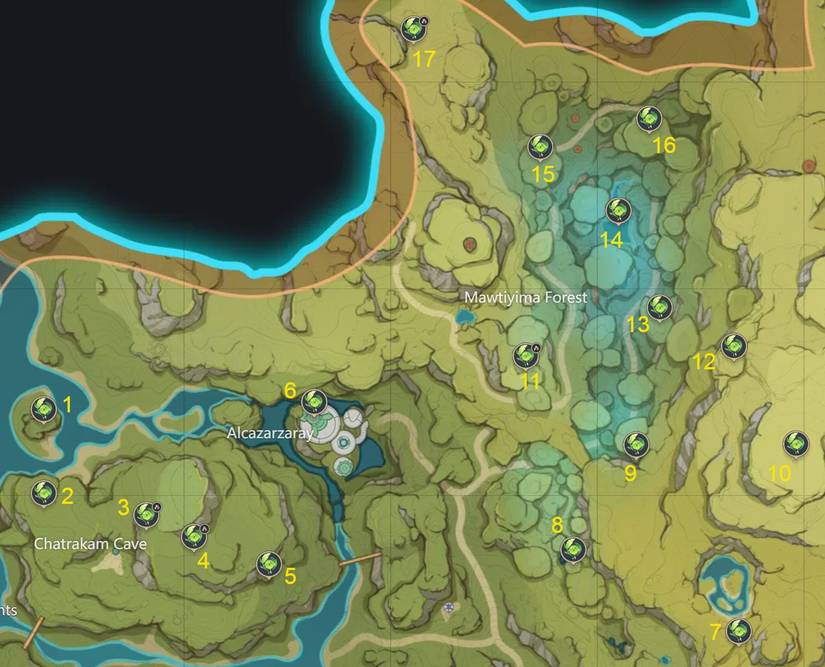 All Dendroculus Locations in Genshin Impact (Sumeru)