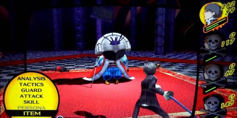 Persona 4 Golden: How to Beat the Contrarian King (Secret Boss)