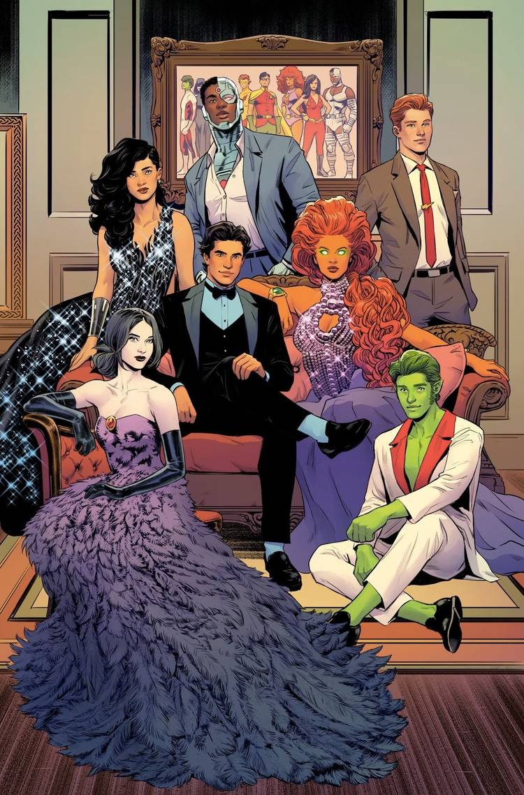 Nightwing & the Titans Have Never Looked Better in Gala-Inspired Cover Art