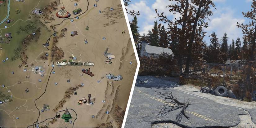 Where to Find The Middle Mountain Cabins in Fallout 76