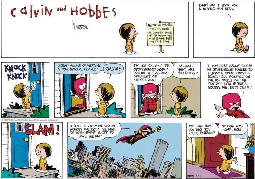 Calvin And Hobbes: 10 Funniest Stupendous Man Comics