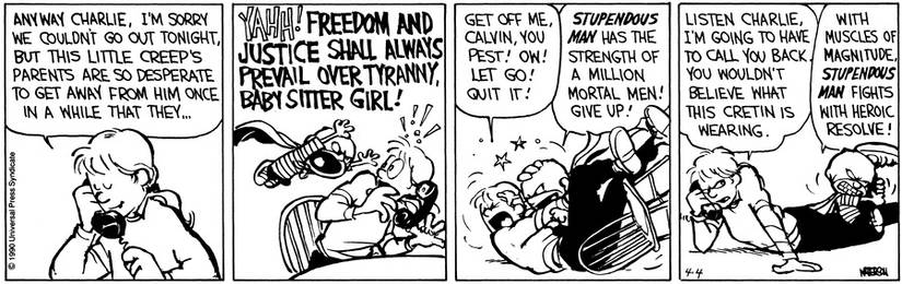 Calvin And Hobbes: 10 Funniest Stupendous Man Comics