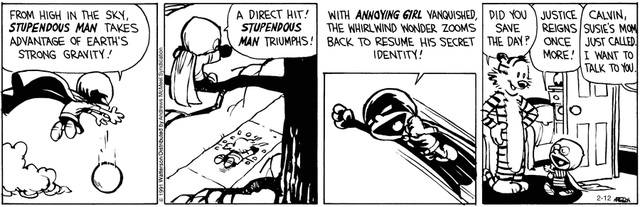 Calvin And Hobbes: 10 Funniest Stupendous Man Comics