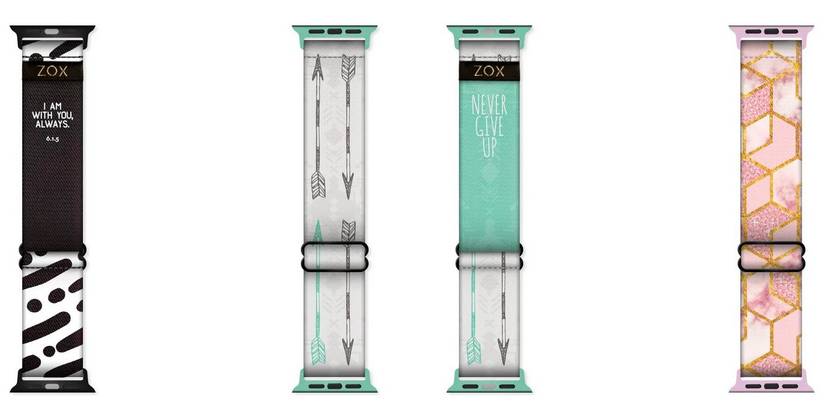 Zox's Apple Watch Bands Feature Uplifting Reminders On The Inside