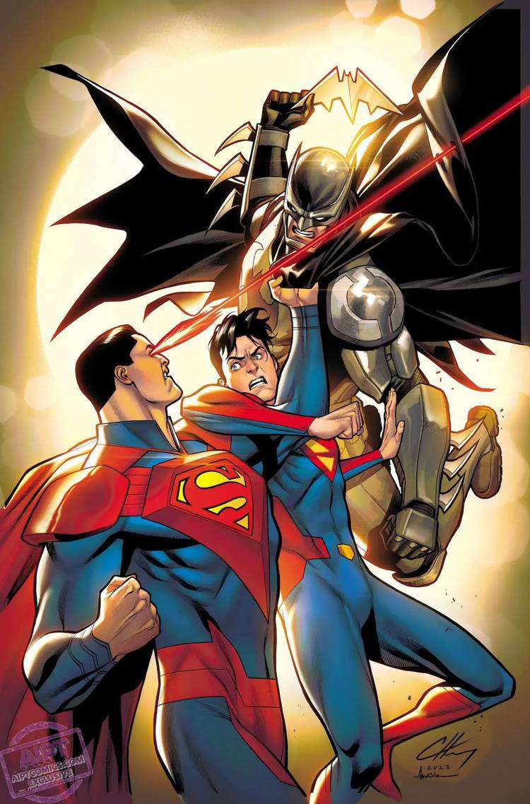 Jon Kent Comes Face To Face With Injustice's Evil Superman In New Cover