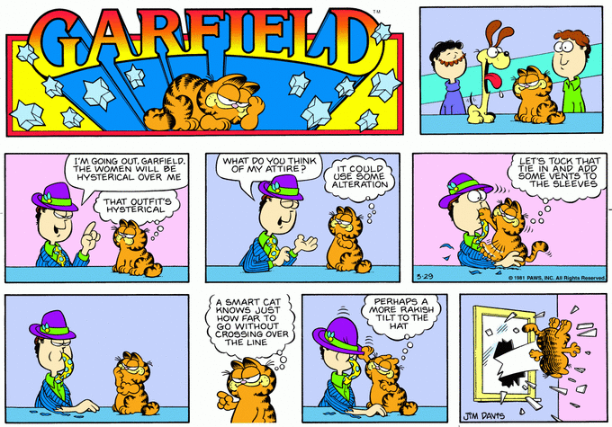 10 Weirdest Garfield Comics Of All Time