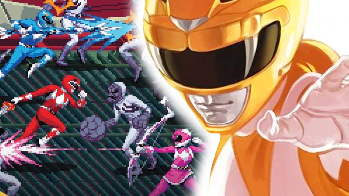 Official Power Rangers Pixel Art Creates Ultimate 80s Arcade Game