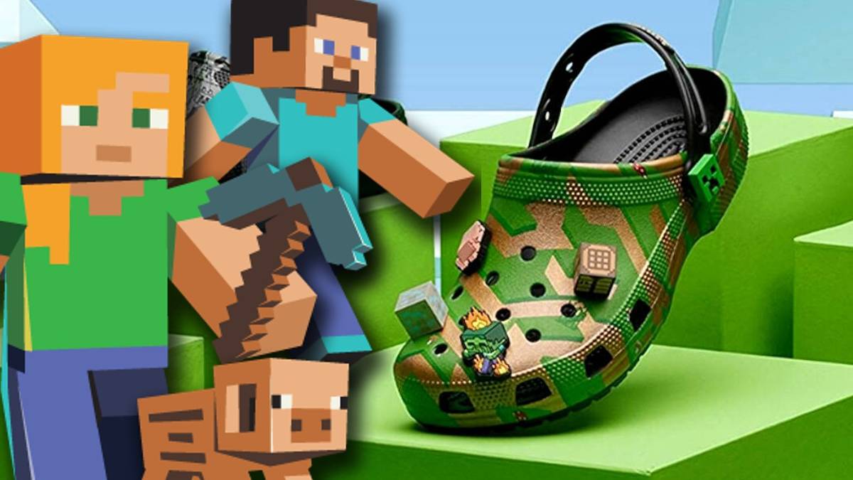 Minecraft Crocs Are The Weirdest Gaming Collaboration Of 2023 (So Far)