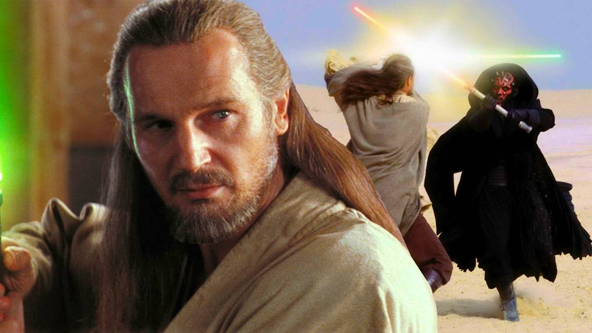 The Phantom Menace's First Qui-Gon vs. Maul Duel Was Almost Much Bigger