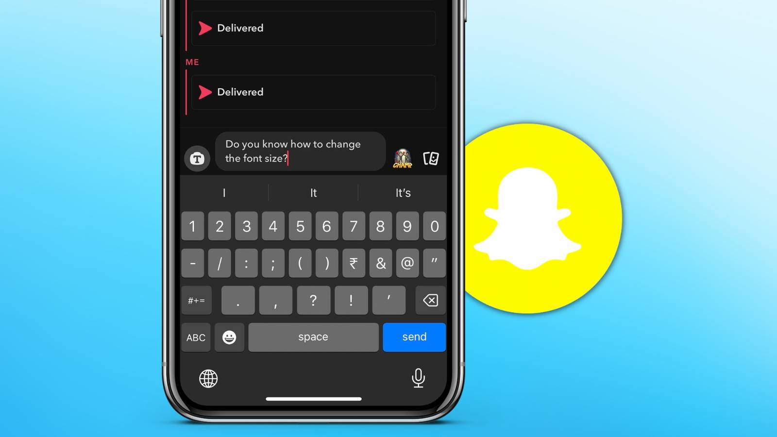 How To Change Font Size On Snapchat & Make Text Easier To Read