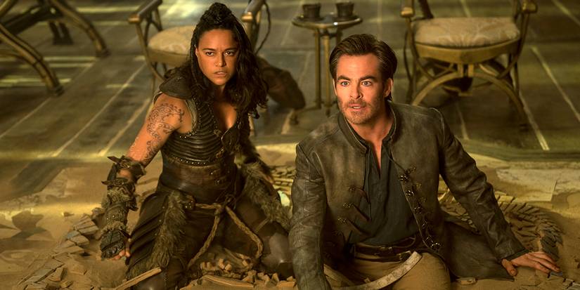 Chris Pine & Michelle Rodriguez Interview: Dungeons & Dragons Honor ...