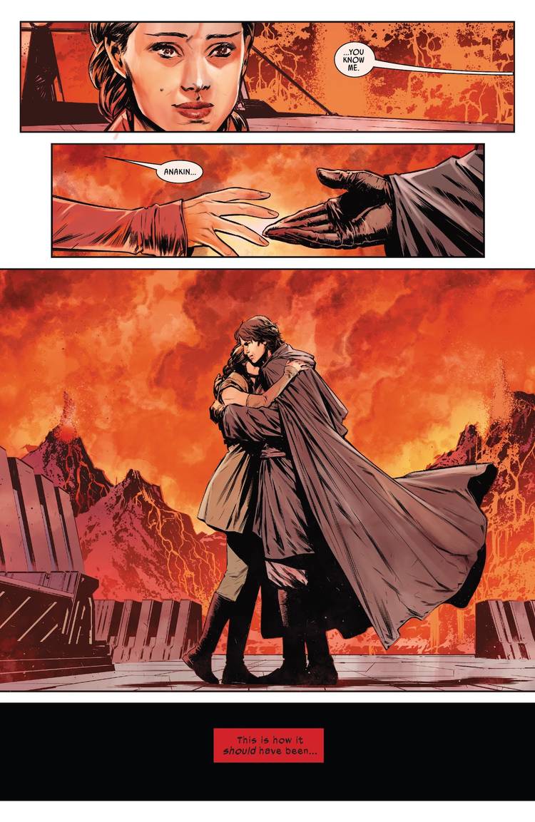 Darth Vader Vision Rewrites Revenge Of The Sith Padmé Confrontation