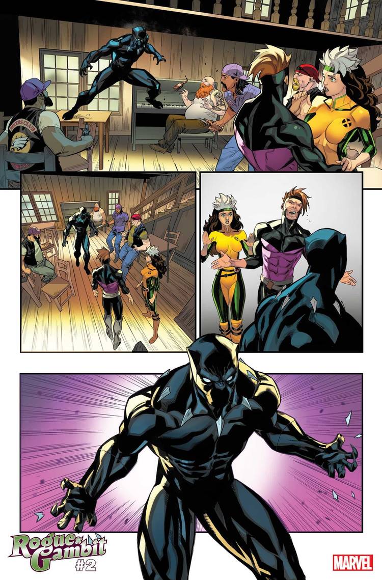 Black Panther to Fight X-Men's Gambit For the First Time