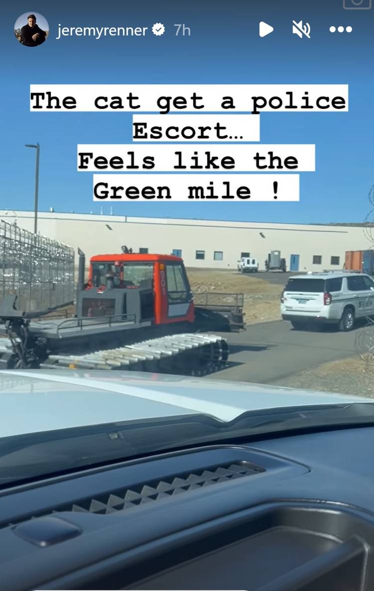 Jeremy Renner Is Getting His Snowplow Back From Police (& He’s Thrilled)