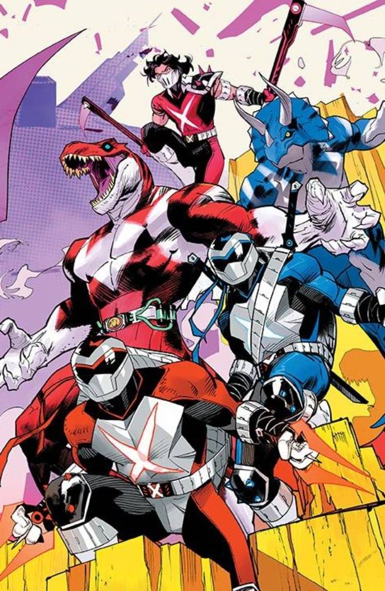 The TMNT Get New Power Ranger Costumes Thanks to Ranger X Upgrade