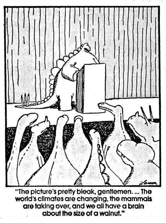 10 Best Far Side Comics About Dinosaurs