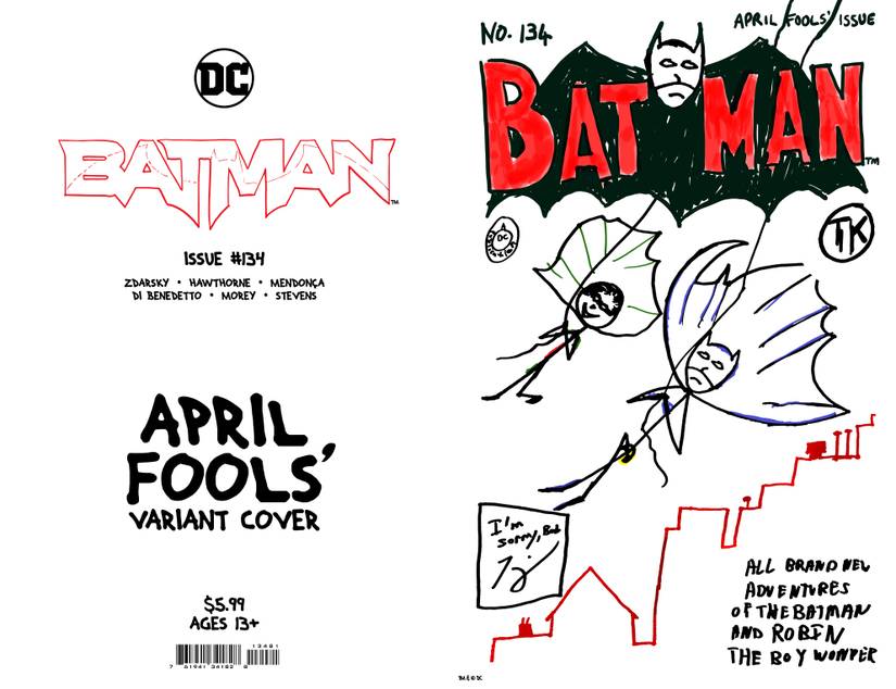 DCs April Fool's Covers By Tom King Are Truly Hilarious