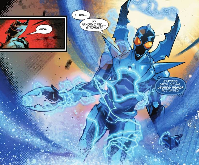 Blue Beetle Gets an Epic Armor Upgrade Just in Time for His DCEU Debut