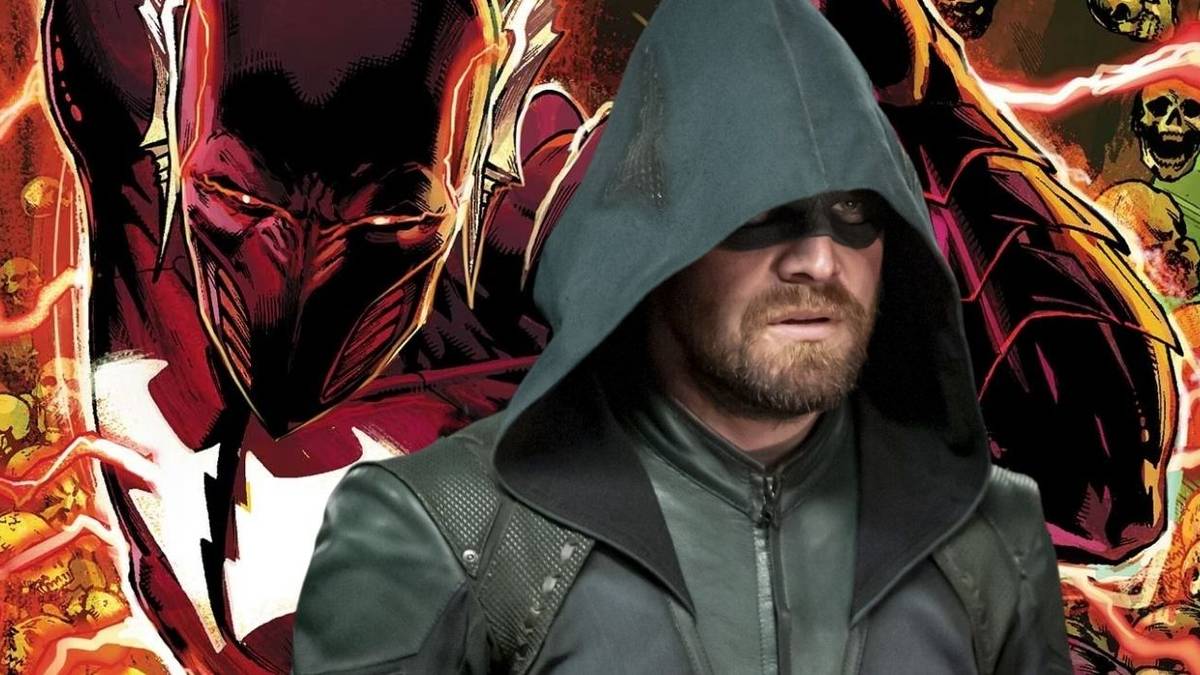 Green Arrow Becomes The Flash's Red Death Villain in Arrowverse Fan Art