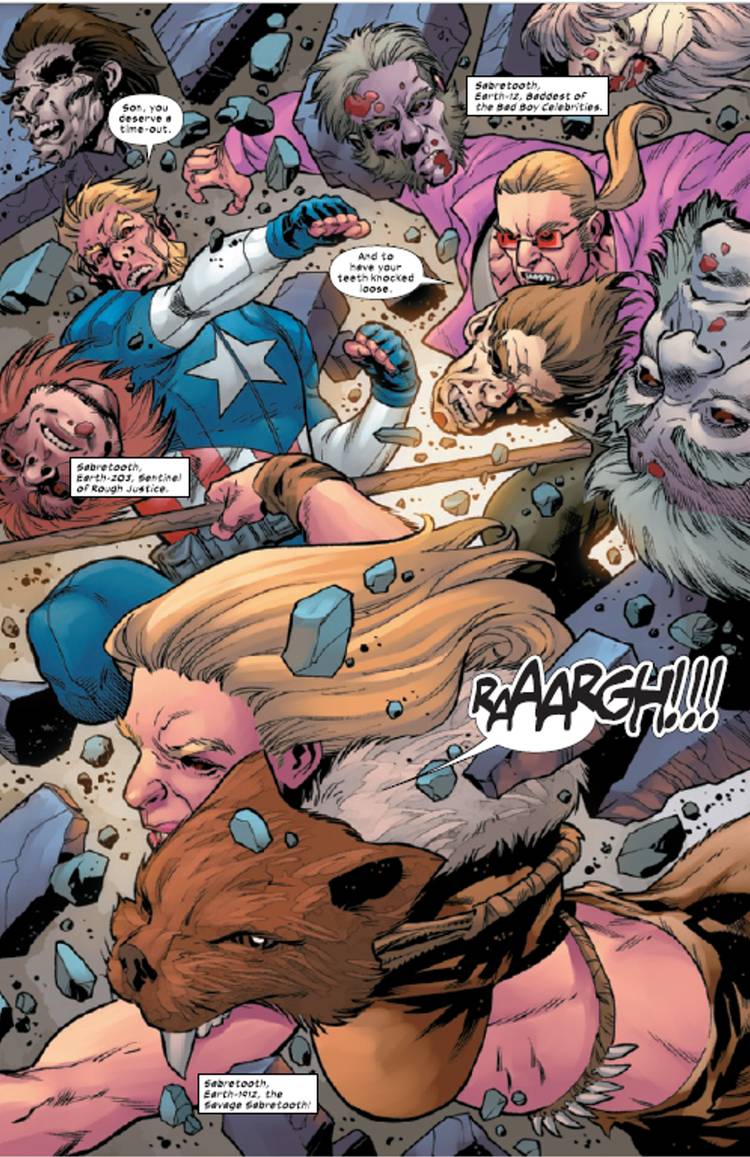 Sabretooth Captain America Launches Marvel's New Sabre-Verse