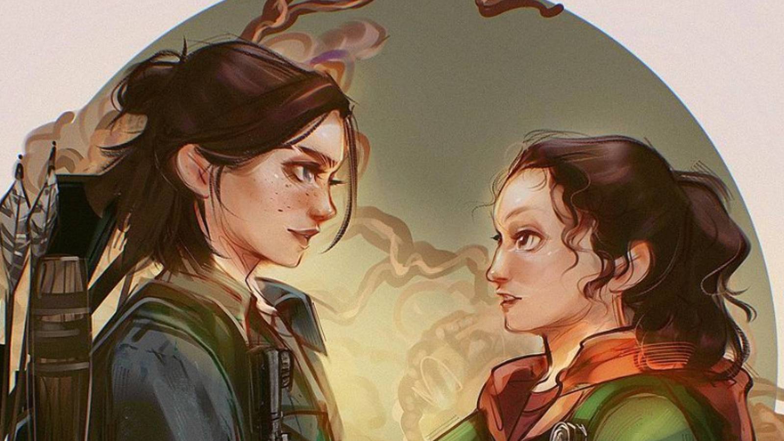Last Of Us Live-Action & Video Game Ellie Meet In Striking Art