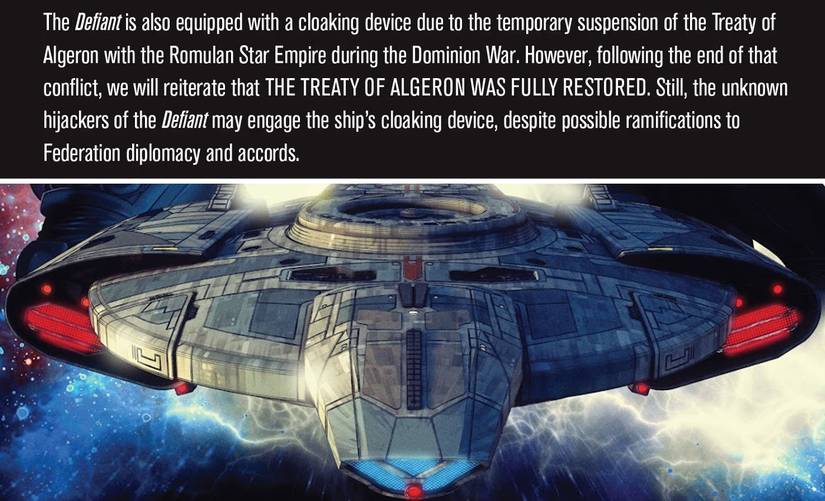 Star Trek Makes the Defiant's Controversial Feature Even More Extreme