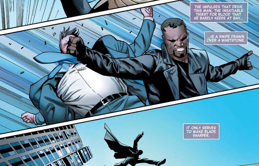 Blade Twists A Classic Vampire Trope To Make Him A Better Fighter
