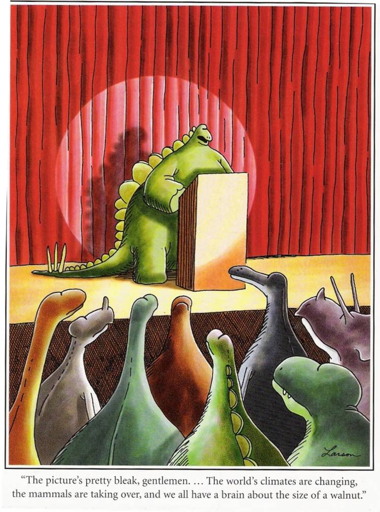 10 Most Surreal Far Side Comics About Dinosaurs
