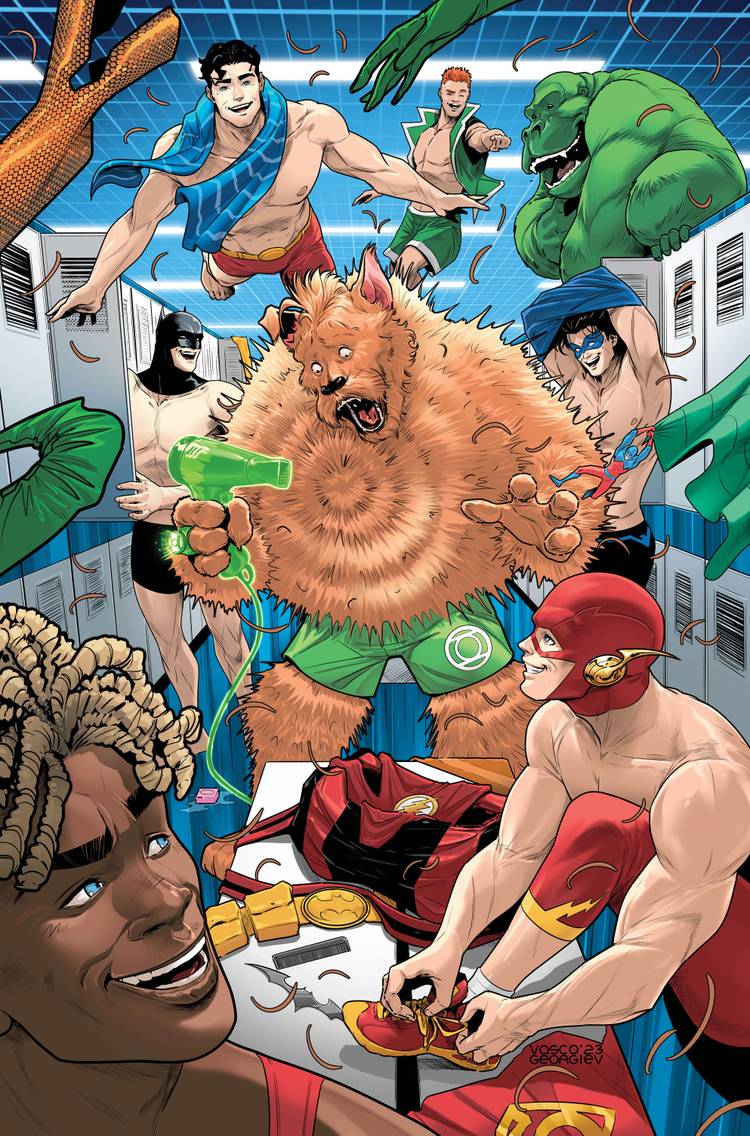 The Justice League Strips Down For DC Swimsuit Special