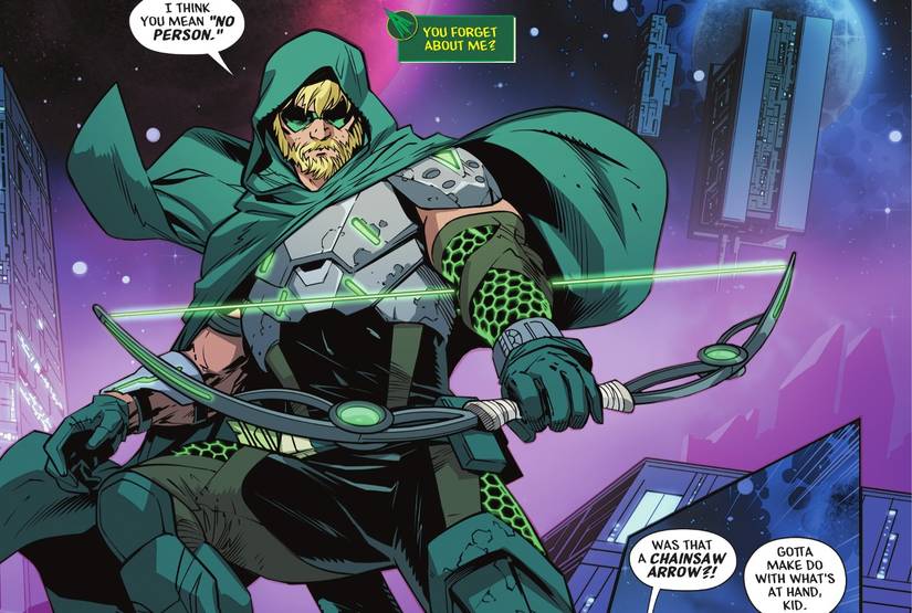 Green Arrow Gets A Sci-Fi Costume Upgrade From The Future