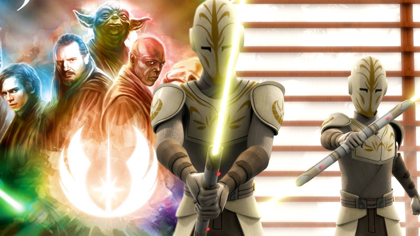 Incredible Jedi Temple Guard Cosplay Stands Sentry Over WonderCon