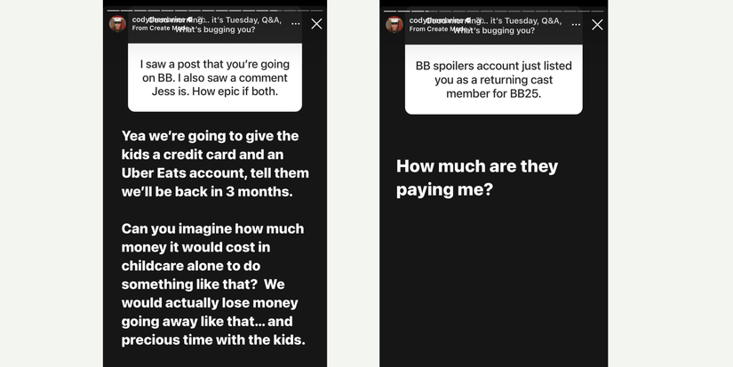 “We Would Actually Lose Money”: Cody Nickson Shuts Down Rumors Of Big ...