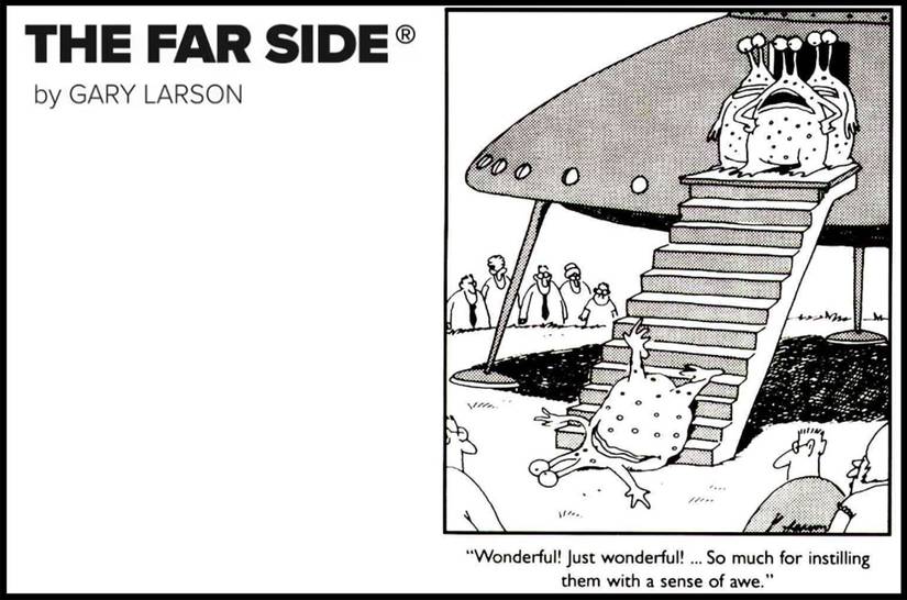 11 Best Far Side Comics About Aliens (Of All Time)