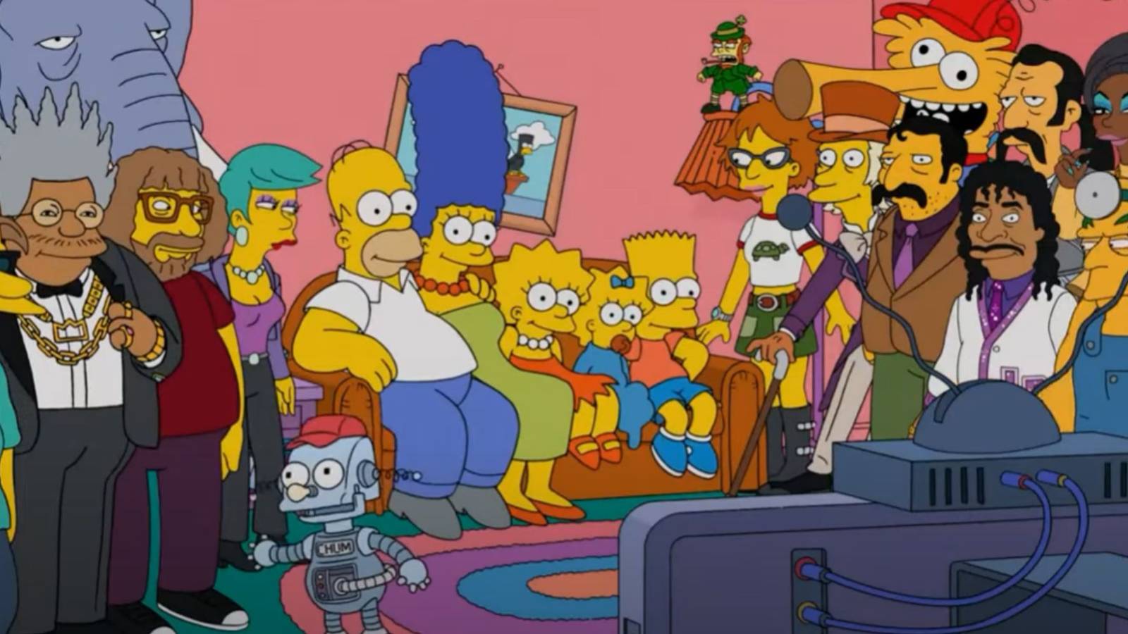 The Simpsons Featured 750 Unique Characters In Opening Sequence For ...